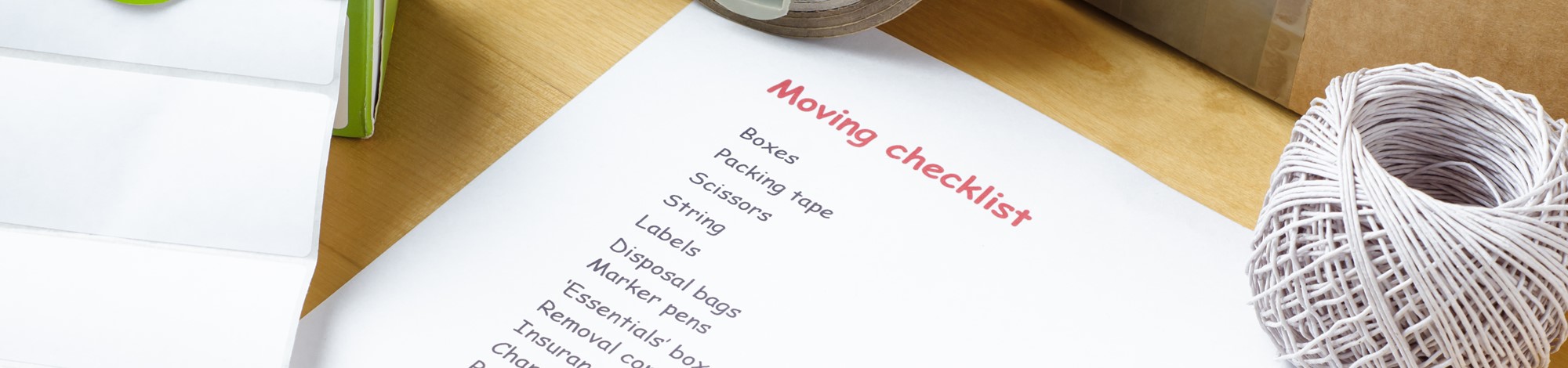 Pre-Moving Checklist - Exchange and Completion | Move iQ